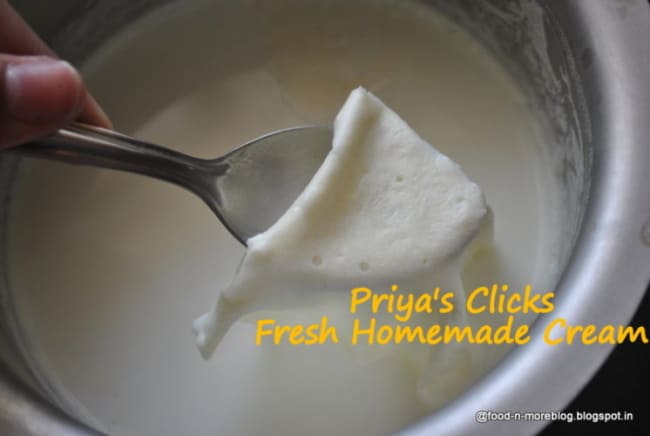 how to make fresh cream OR Malai at home - Priya's Curry Nation