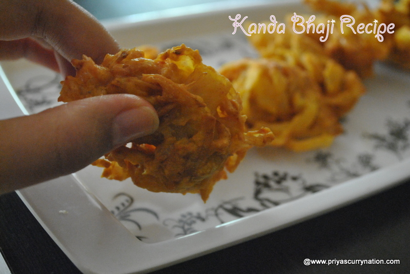 Kanda bhaji recipe , onion pakora recipe | how to make kanda bhaji ...