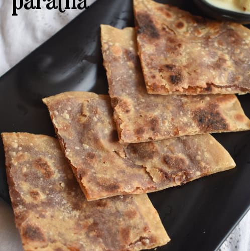 date paratha recipe | how to make khajur khasta paratha recipe - Priya ...