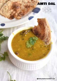 amti dal recipe | how to make maharashtrian amti dal recipe - Priya's ...